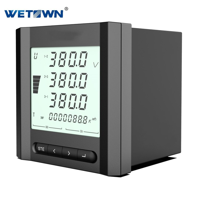 Digital Multifunction Meter 0.2 Level 0.05Hz Power Measuring Meter 16A ...